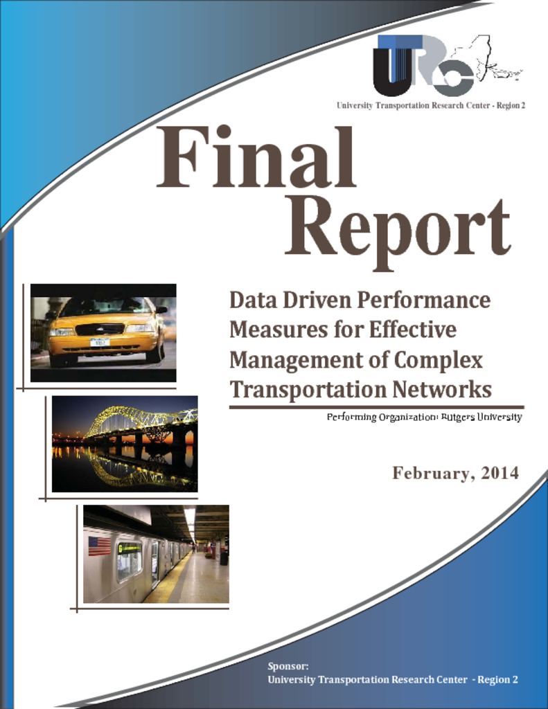 Data Driven Performance Measures for Effective Management of Complex ...